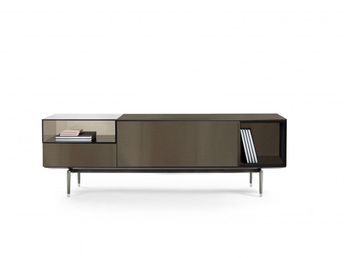 Flexform Jeremy Sideboard - Glossy Lacquer Tortora: Prices up to 40% off